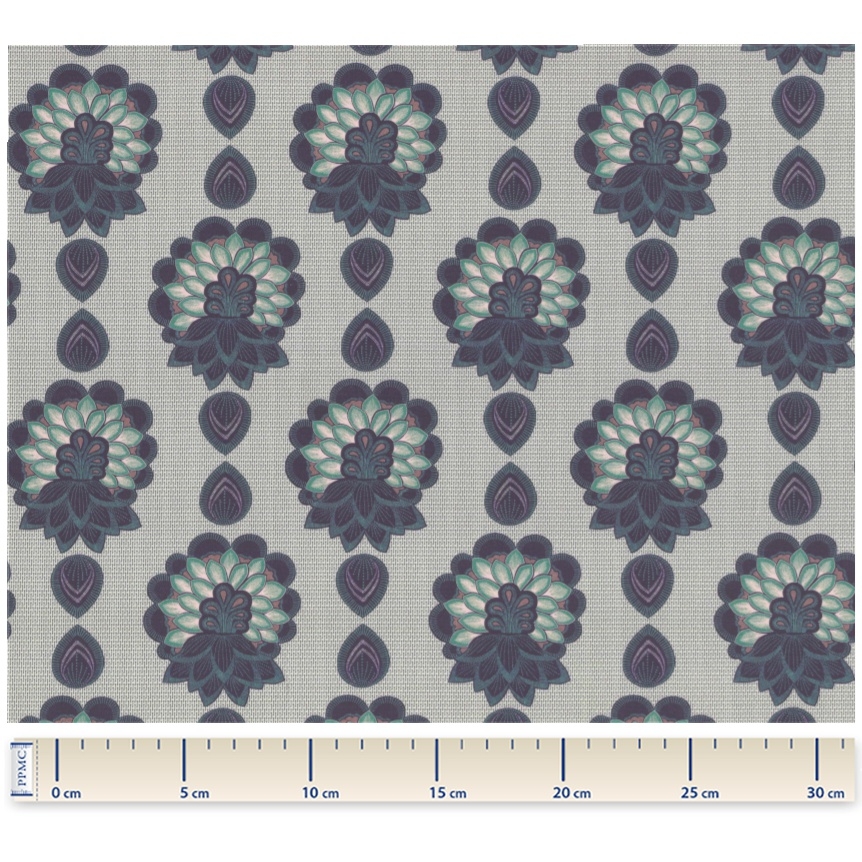 Tissu coton au mètre lotus vert - Papa Pique et Maman Coud